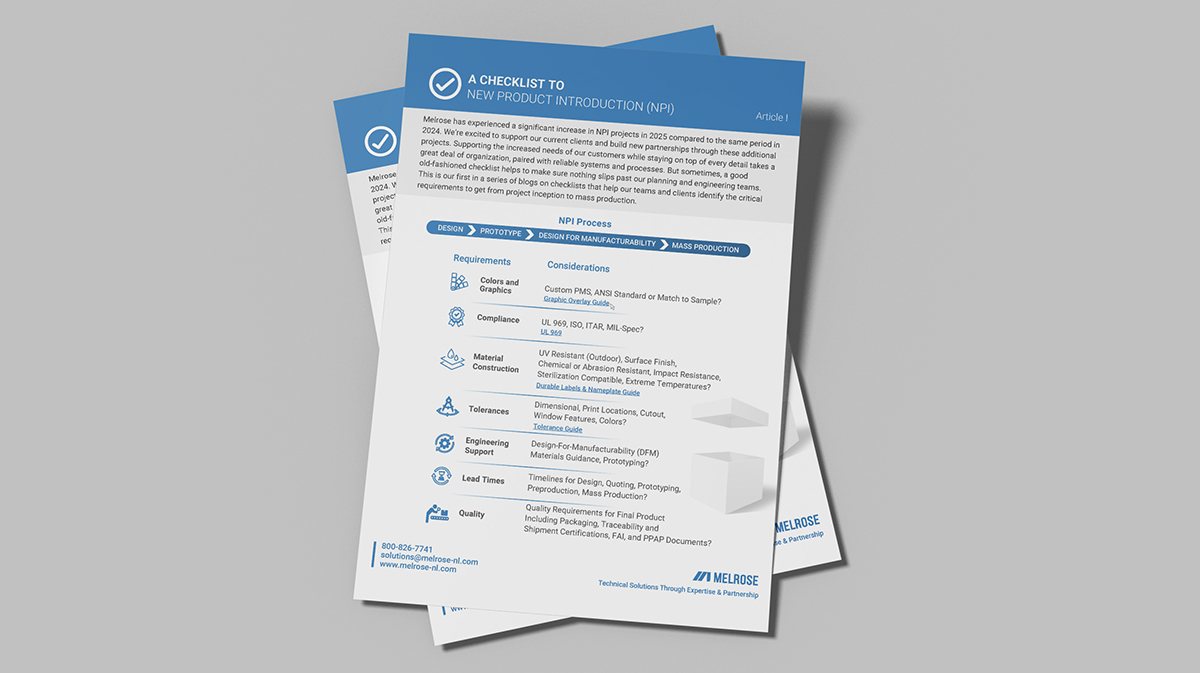 Streamline New Product Introduction(NPI)